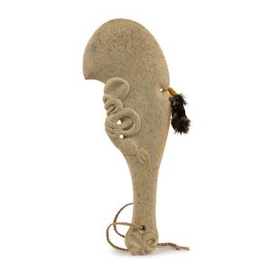 Wahaika Maori Club: Carved Whalebone, 19th Century, 37.5cm High - New ...