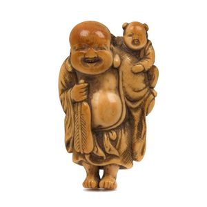 Carved Japanese ivory netsuke - price guide and values