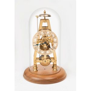Antique clock under glass dome clock - price guide and values