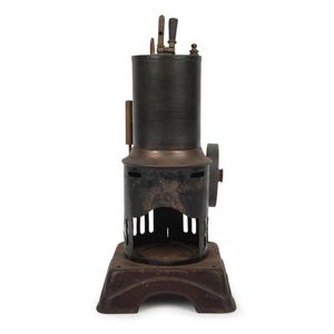 Vintage German Bing Werke steam engine with vertical boiler, 1920s ...