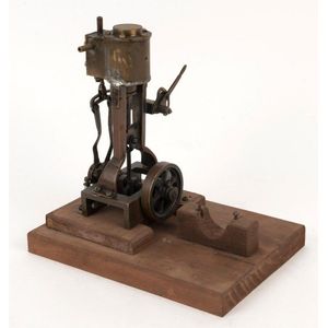 Scratch-Built Vertical Steam Engine with Stephens Link Reverse Gear ...
