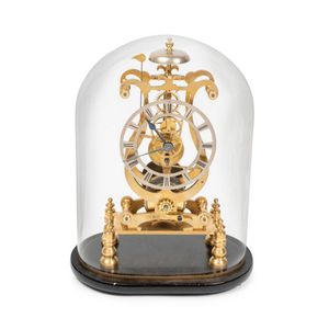 Antique clock under glass dome clock - price guide and values