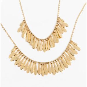 Kate Spade Gold Double Chain Necklace - Necklace/Chain - Jewellery