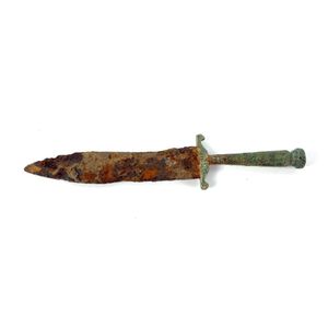 Roman Dagger with Incised Bronze Handle, 1st-3rd Century, Rare Find ...