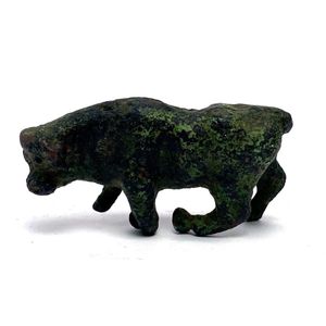 Roman bronze bull figure possibly used in Mythraic rites, Wiltshire ...
