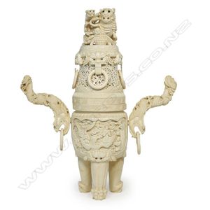 Antique and vintage Chinese fo / foo / fu / temple dogs - price guide ...