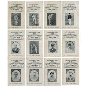 Springbok Series of 1912 Triangular Test Match Cricketers Collection ...