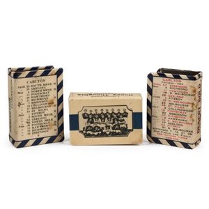 Carlton Football Club Matchbox Covers Collection: Rare and Historic ...