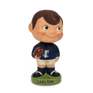 Vintage Carlton Football Club Bobblehead Figurine, c.1960, Made in ...