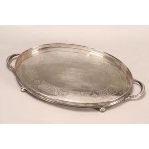 Silver Presentation Tray with Inscription, 1912 - Trays, Salvers and ...