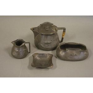 Early 1900s Tudric brand pewter ware made for Liberty & Co of London ...