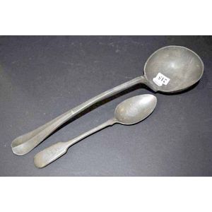 Antique or vintage pewter spoons - price guide and values