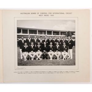 1965 Australian Tour of West Indies Team Photograph, McKenzie ...