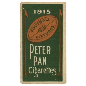 1915 Football Fixtures Card from Sniders & Abrahams - Rare! - Cards ...