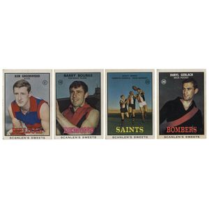 Scanlens trading cards football and footballers - price guide and values