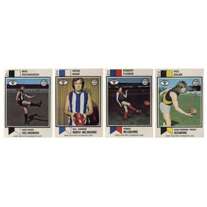 1974 Scanlens Footballers Complete Set [132] Very Fine Condition ...