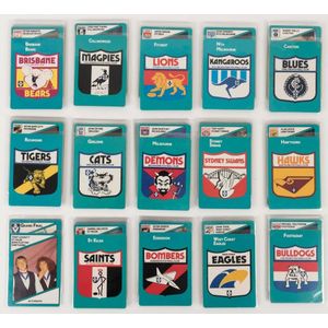 1988 Scanlens/Stimorol 'Footballers' Complete Set [144] VG to Excellent ...