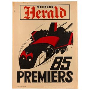 Essendon 1985 Original Weg Premiership Poster 67 x 50 cm - Sporting ...