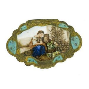 Vintage enamelled compacts - price guide and values