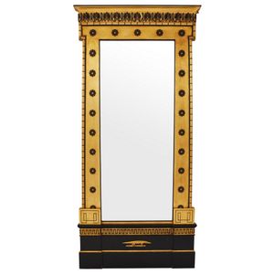 Ebonised & Gilt Pier Mirror in Thomas Hope Style by Barrow - Mirrors ...