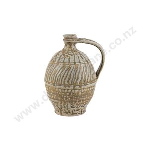 Juliet Peter Flagon: Salt Glaze Impressed Mark Base 24cm - New Zealand ...