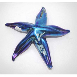 Iridescent Glass Starfish Paperweight by Colin Heaney - 15 cm ...