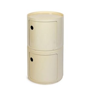 Anna Castelli Componibili storage unit, Kartell, Italian, 1960's, white ...