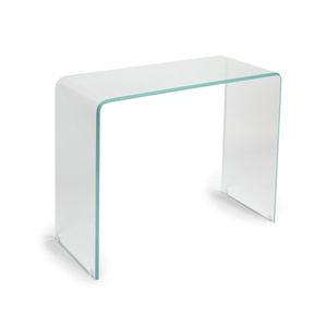 Italian Fiam Glass Console Table, circa 2000's, 70x90x41 cm - European ...