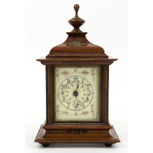 Antique German Table Clock in Timber Case, 19th/20th Century - Clocks ...