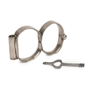 Convict handcuffs and manacles, Australian Colonial, Port Arthur ...
