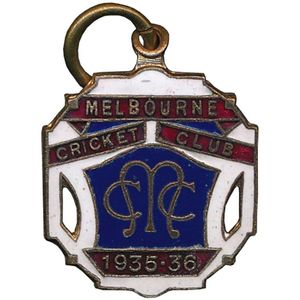 Melbourne Cricket Club (MCC) members badges and medallions - price ...