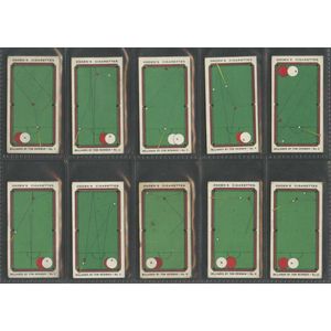1928 Ogdens Billiards Cards Set - Cards - Cigarette & Trade - Printed ...