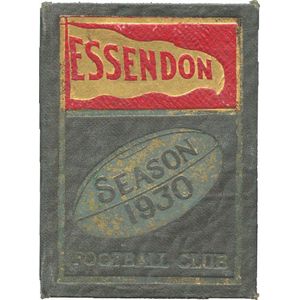 Vintage Essendon Football Club medals, badges and membership cards ...