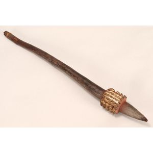 19th Century Aboriginal Club with Pineapple Head and Fluted Body ...