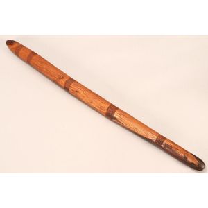 Mulga Throwing Club: Traditional Aboriginal Design with Gummed End ...