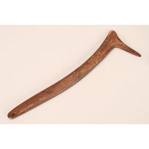 Central Desert Aboriginal Hooked Fighting Boomerang, 63.5 cm Length ...
