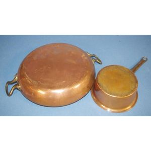 Small Copper & Brass Sauce Pan - Copper - Metalware