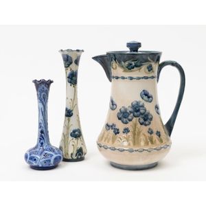 Macintyre and Florian Ware Vases in Poppy Pattern, circa 1903 ...