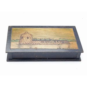 Antique pokerwork objects - price guide and values