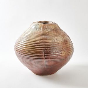 Greg Barron Shino Floor Pot: Sustainable Ceramic Art from Northland ...