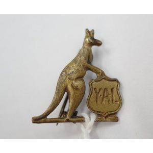 Vintage Australian Kangaroo League Badge - Badges - Numismatics, Stamps ...