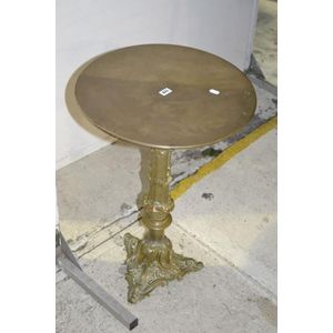 Ornate Brass Side Table - Tables - Side and Serving - Furniture