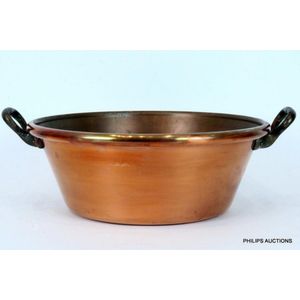 French Copper Jam Pan, Circa 1900 - Large and Heavy - Copper - Metalware