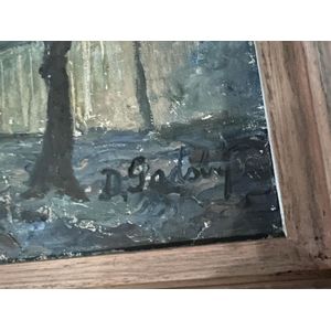 Kings Cross Street Scene by D. Gadsby, Australian Artist - Oil ...