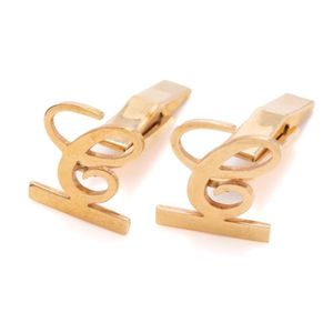 Gold cufflinks with various gemstones - price guide and values