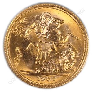 British gold sovereigns and half sovereigns, 19th and early 20th ...