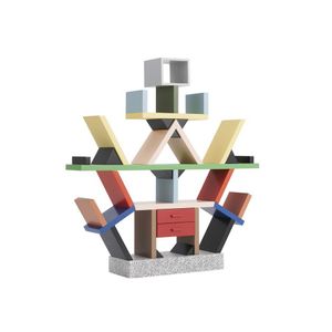 Ettore Sottsass Miniature Carlton Bookcase for Memphis Milano, Limited ...