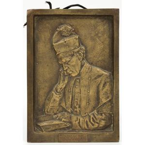 Archbishop of Melbourne Daniel Mannix Cast Bronze Wall Plaque ...