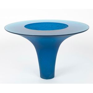 Australian Blue Art Glass Bowl by Simon Butler, 20 cm - Australian ...