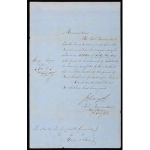 Convict letters records and ephemera - price guide and values